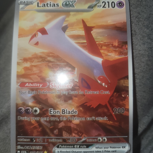 Bird | Red And White Latias Ex Pokmon Card | Poshmark